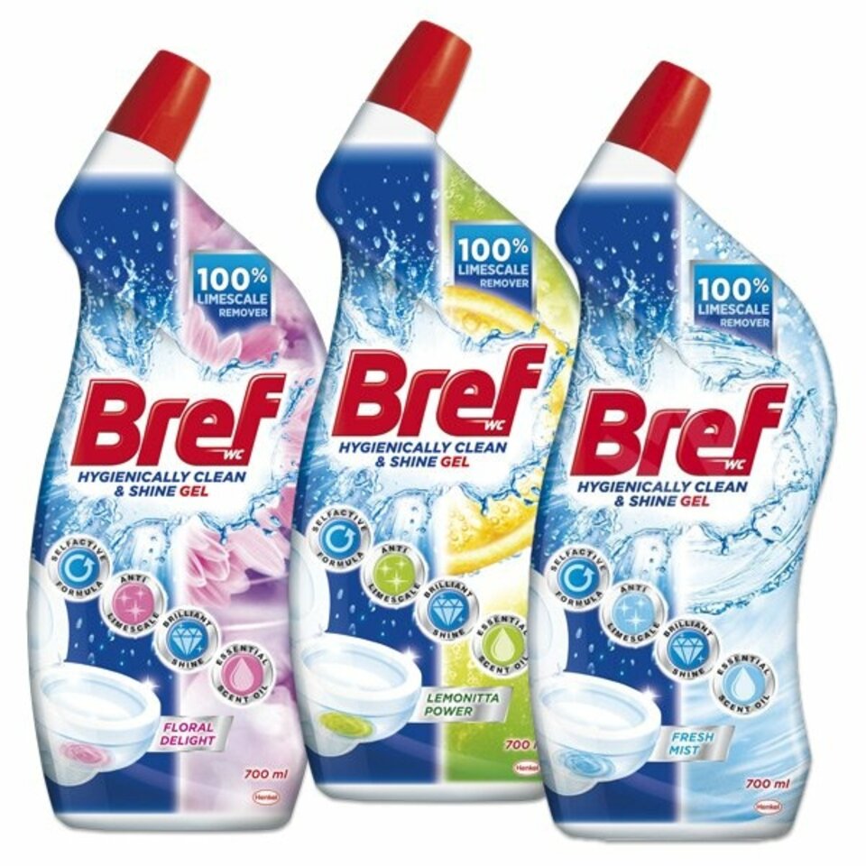 BREF WC gel 700ml | obalové materiály WEBOBAL.cz